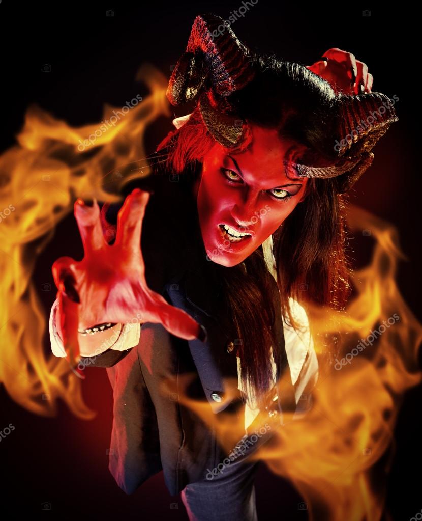 Man diablo — Stock Photo © prometeus #53122215