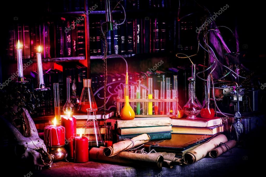 Ancient laboratory — Stock Photo © prometeus #54752129