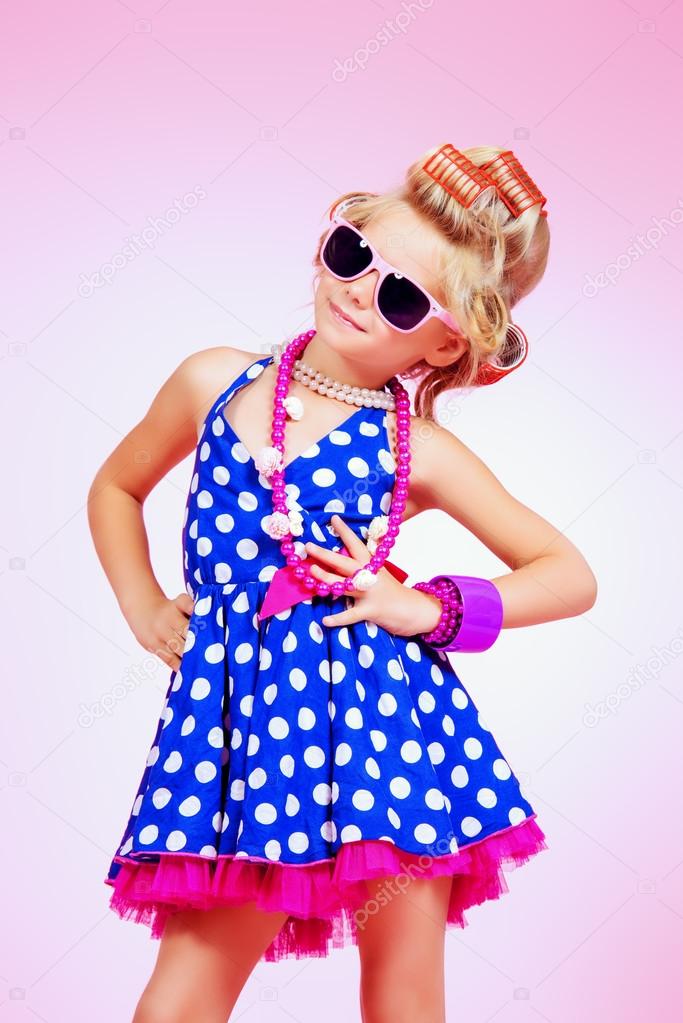 Pin-up kid Stock Photo by ©prometeus 98104000