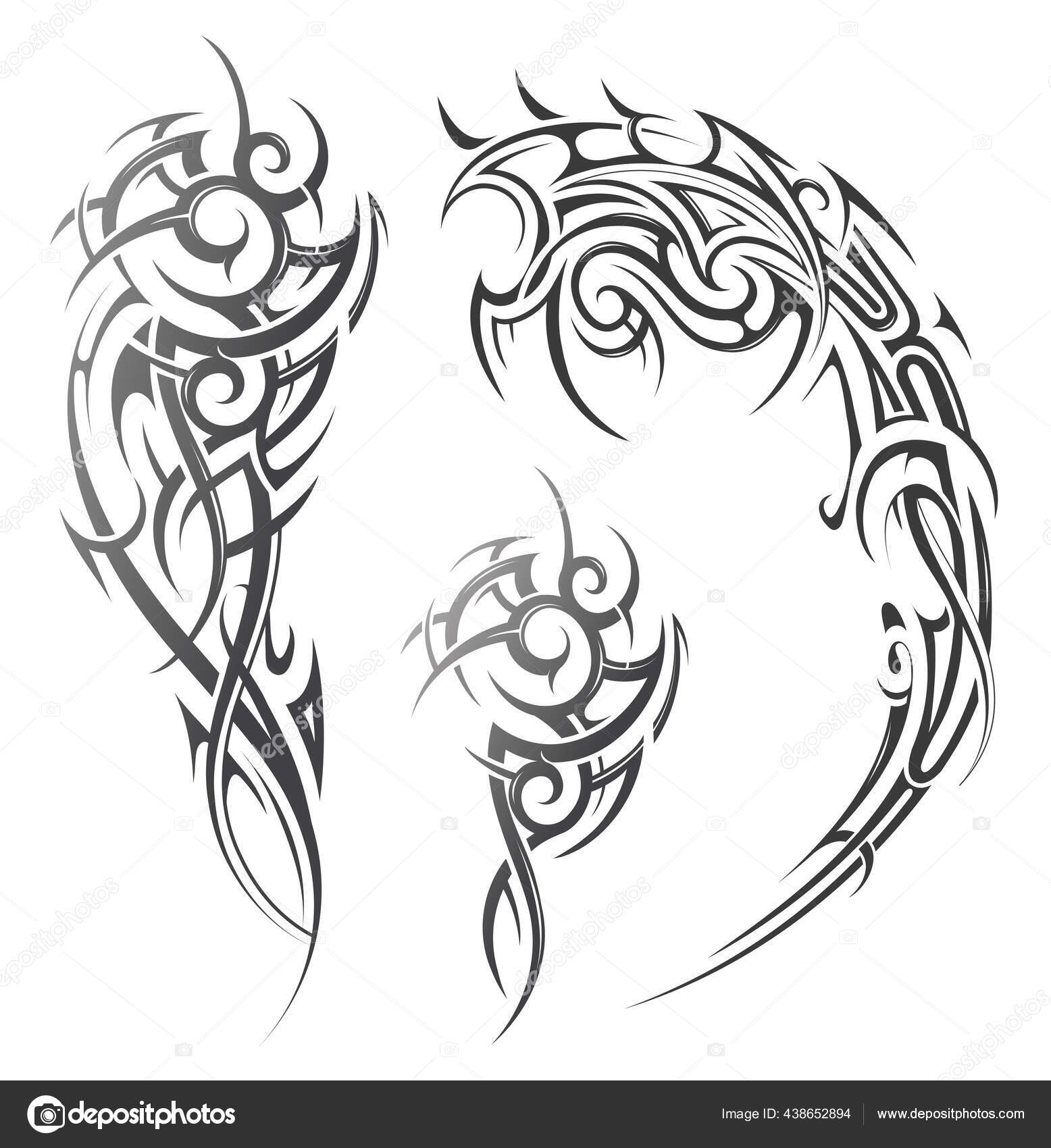 Tribal Shoulder Blade Tattoo