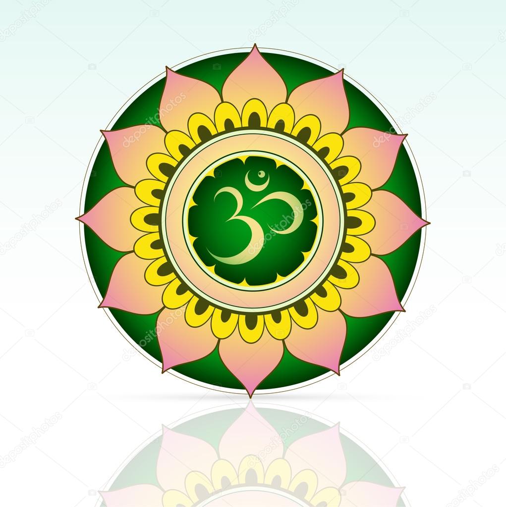 Indian sacred symbol Aum Stock Vector by ©akv_lv 65468339
