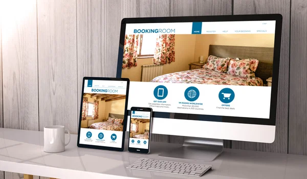 Digital devices on table — Stock Photo © georgejmclittle #91267466