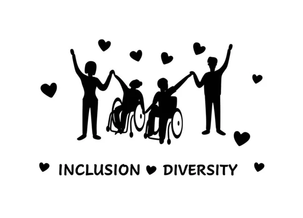 Inspire inclusion imágenes de stock de arte vectorial | Depositphotos