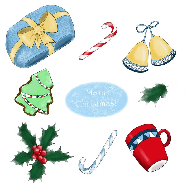 Free Vintage Merry Christmas Clip Art