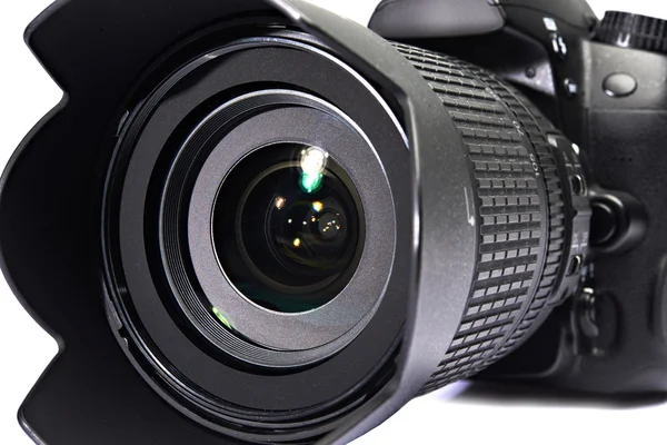 DSLR camera back view white isolated Stock Photo by ©ryzhov 64991277