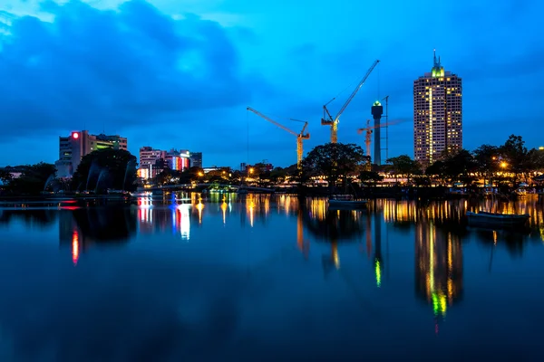 Colombo skyline at night – Stock Editorial Photo © surangastock #78028162
