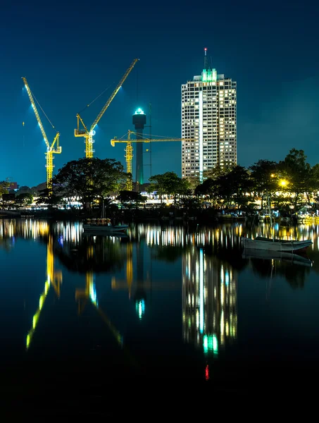 Colombo skyline at night – Stock Editorial Photo © surangastock #78028162