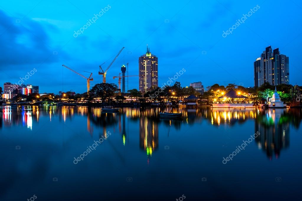 Colombo Skyline At Night