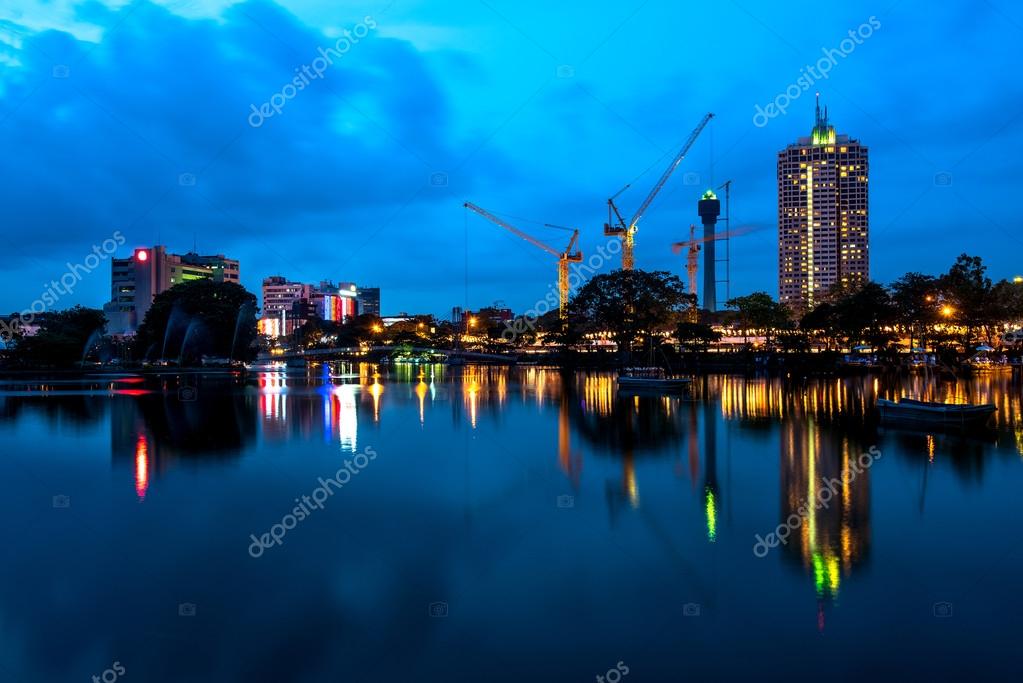 Colombo Skyline At Night