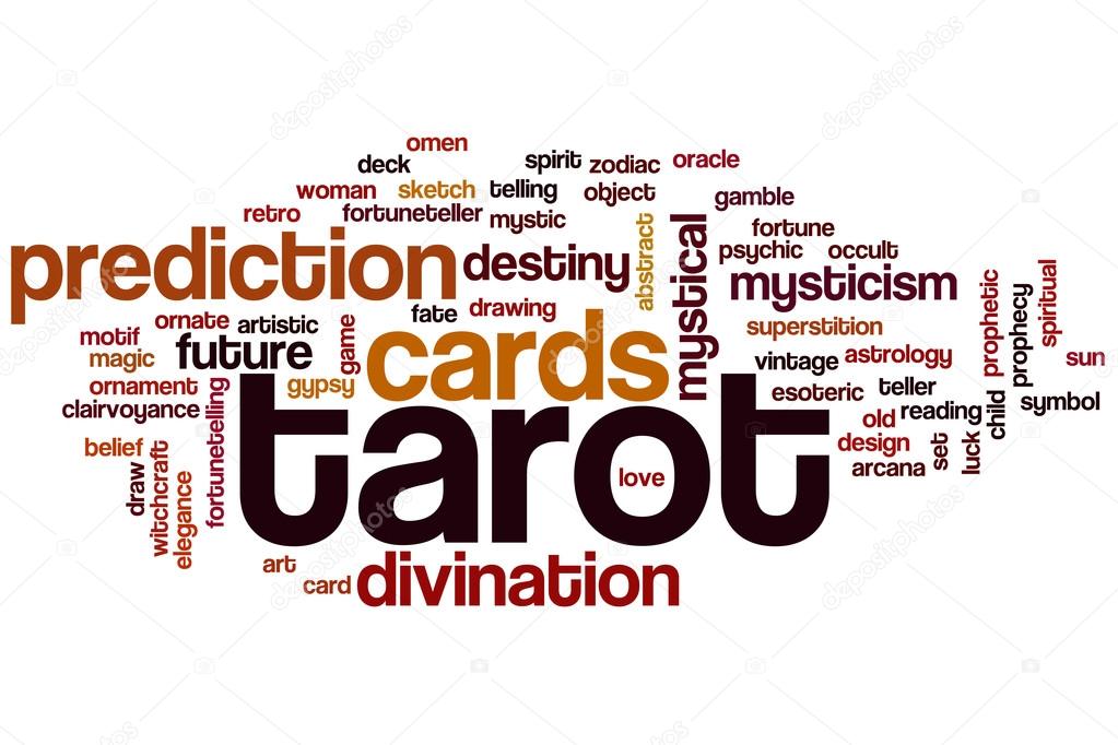 Tarot word cloud Stock Photo by ©ibreakstock 101258374