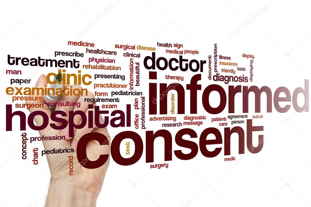 Informed consent word cloud Stock Photo by ©ibreakstock 105251634