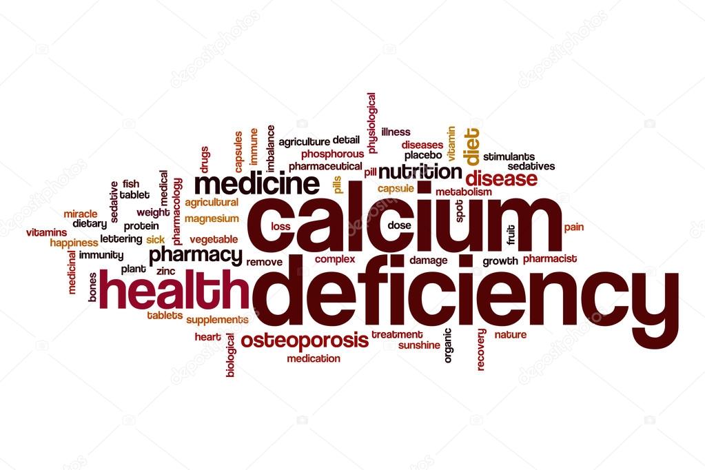 Calcium deficiency word cloud Stock Photo by ©ibreakstock 122333146