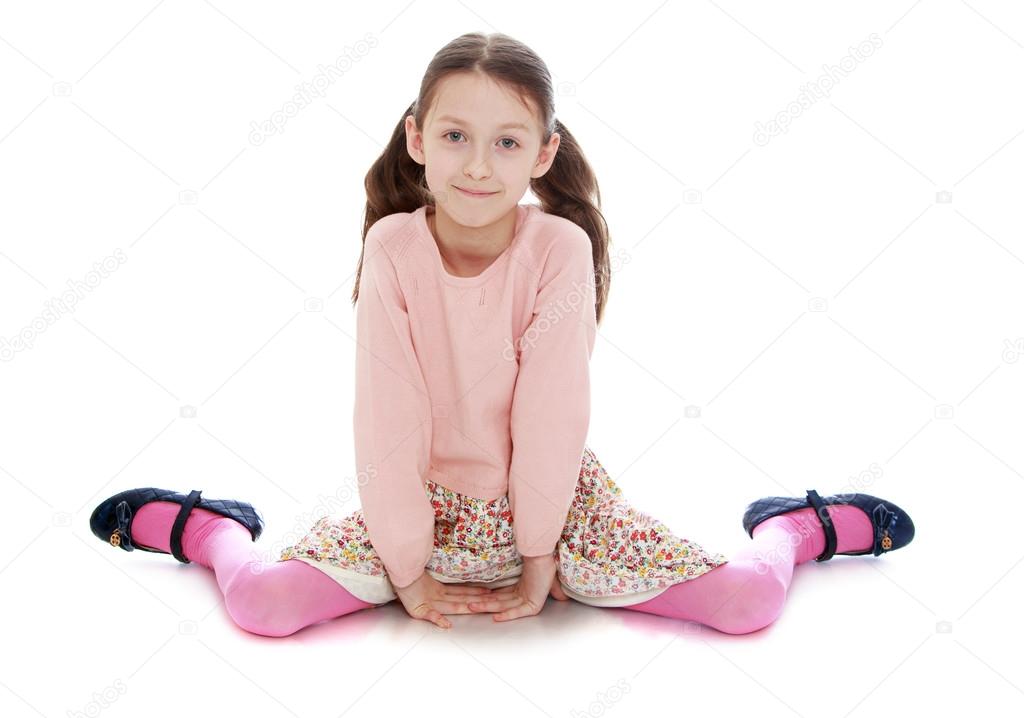 Pretty slim girl — Stock Photo © lotosfoto1 #79233838