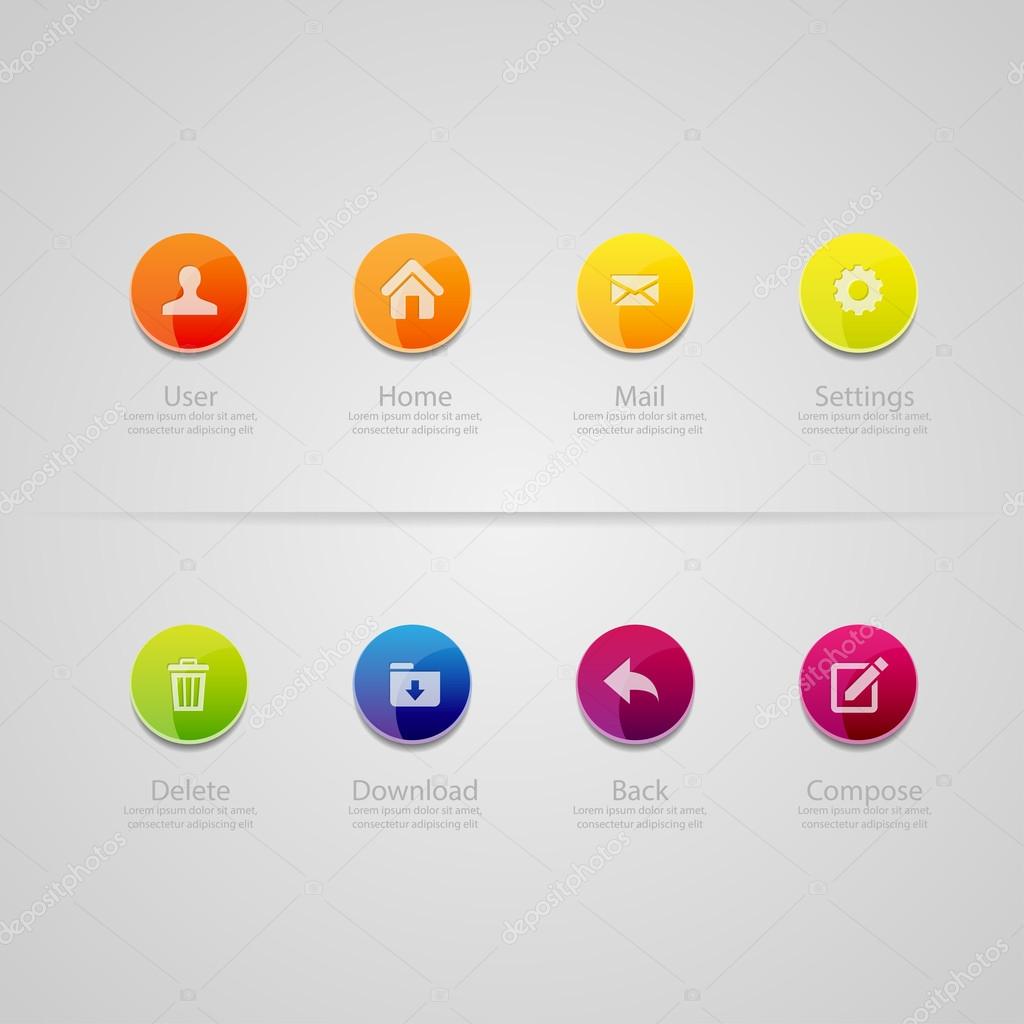 Web design Menu template Stock Vector Image by ©pocike #52447559