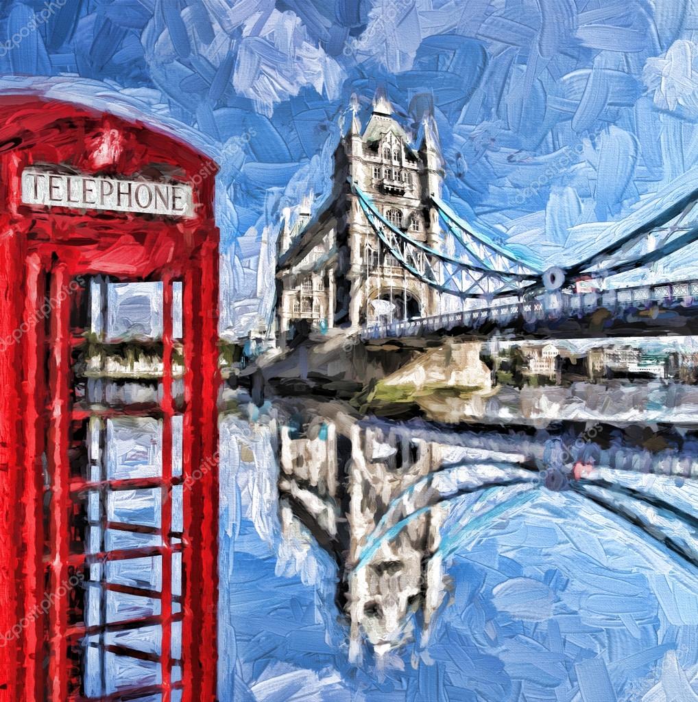 Famous Painting Of London Bridge