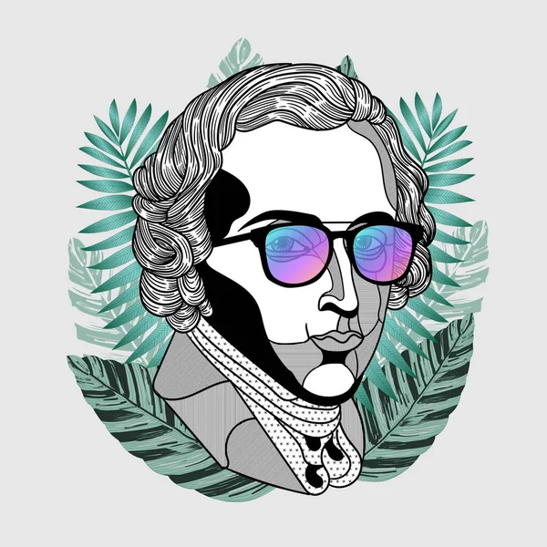 Illustration of chopin Vector Art Stock Images | Depositphotos