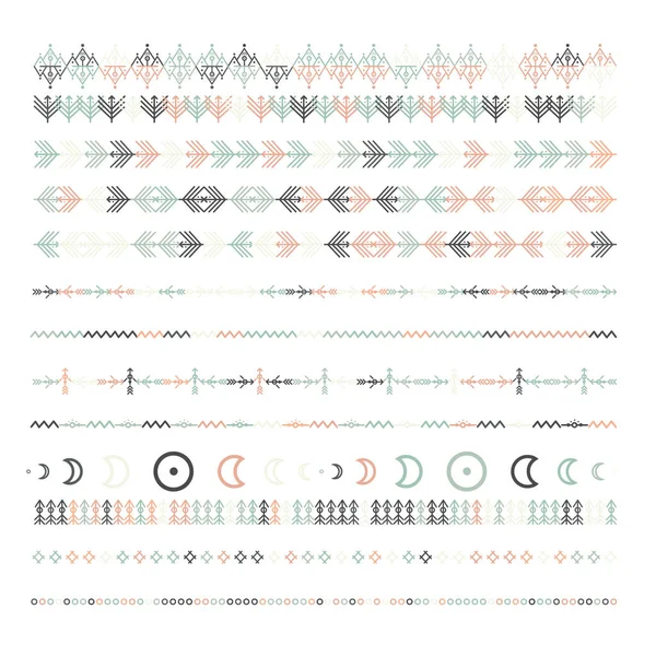 Ethnic line ornaments. Tribal design Stock Vector Image by ©Kandella ...