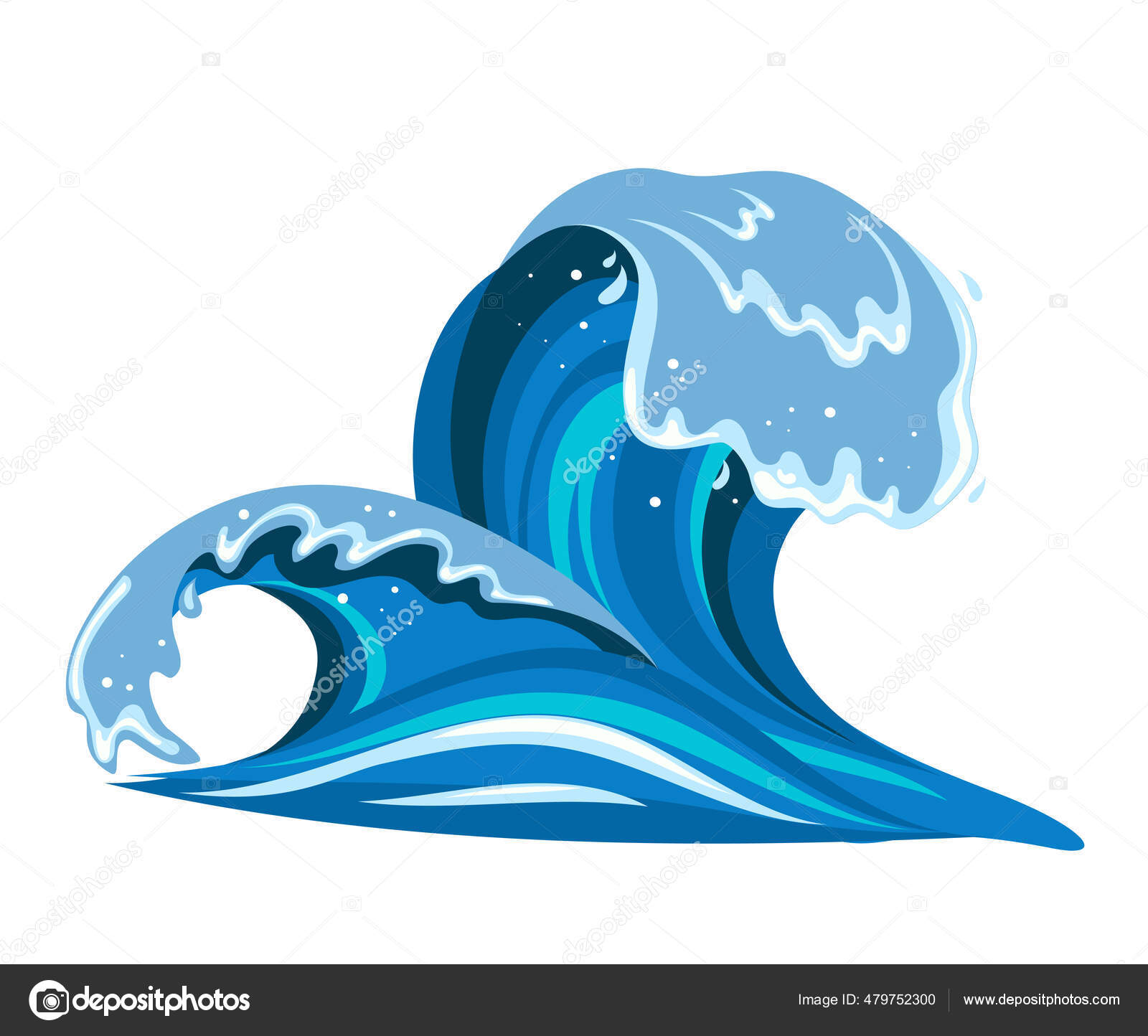 Clipart De Vagues 126 244 Vague High Res Illustrations Getty Images