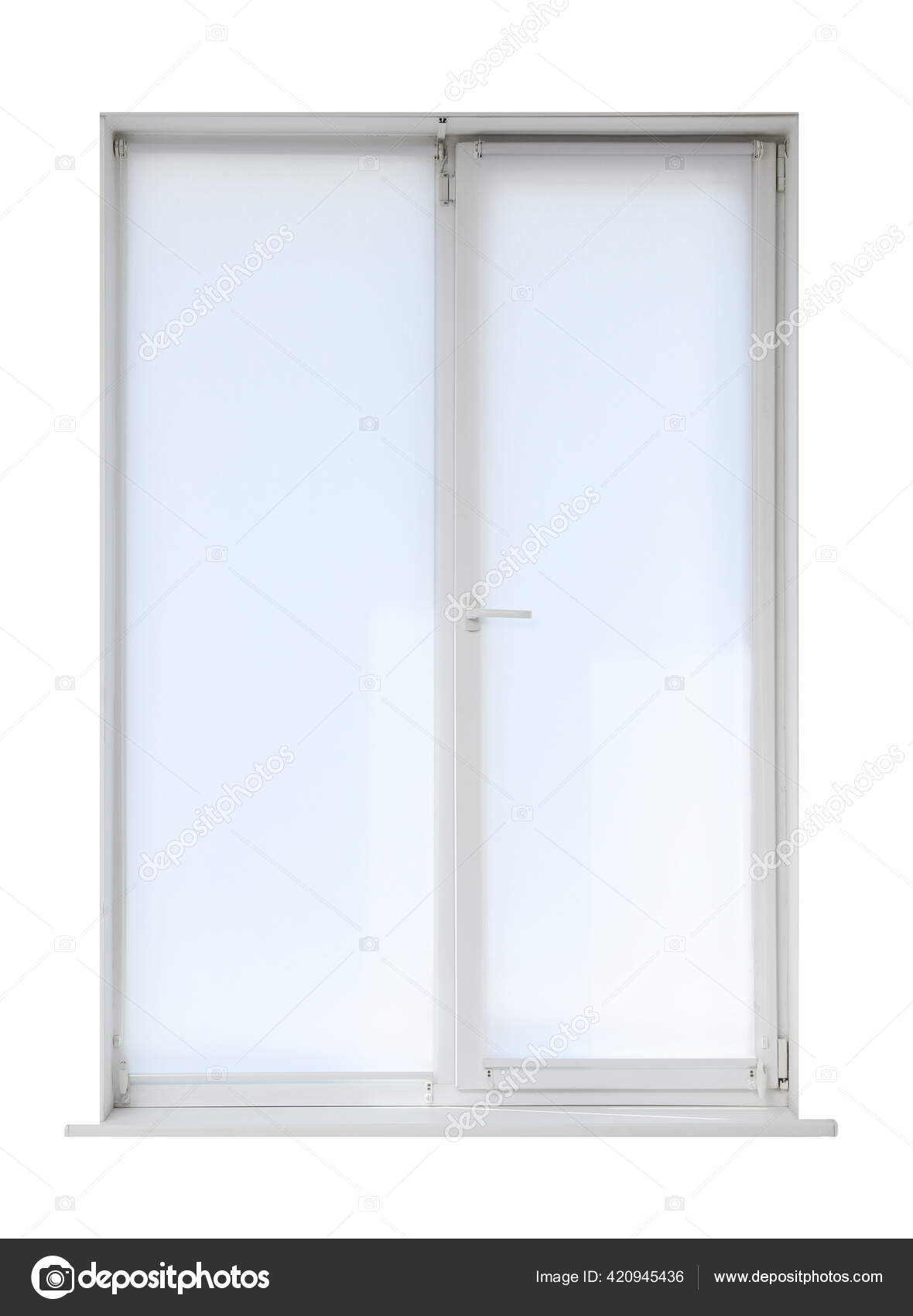 Modern Closed Plastic Window White Background — Stock Photo © NewAfrica ...