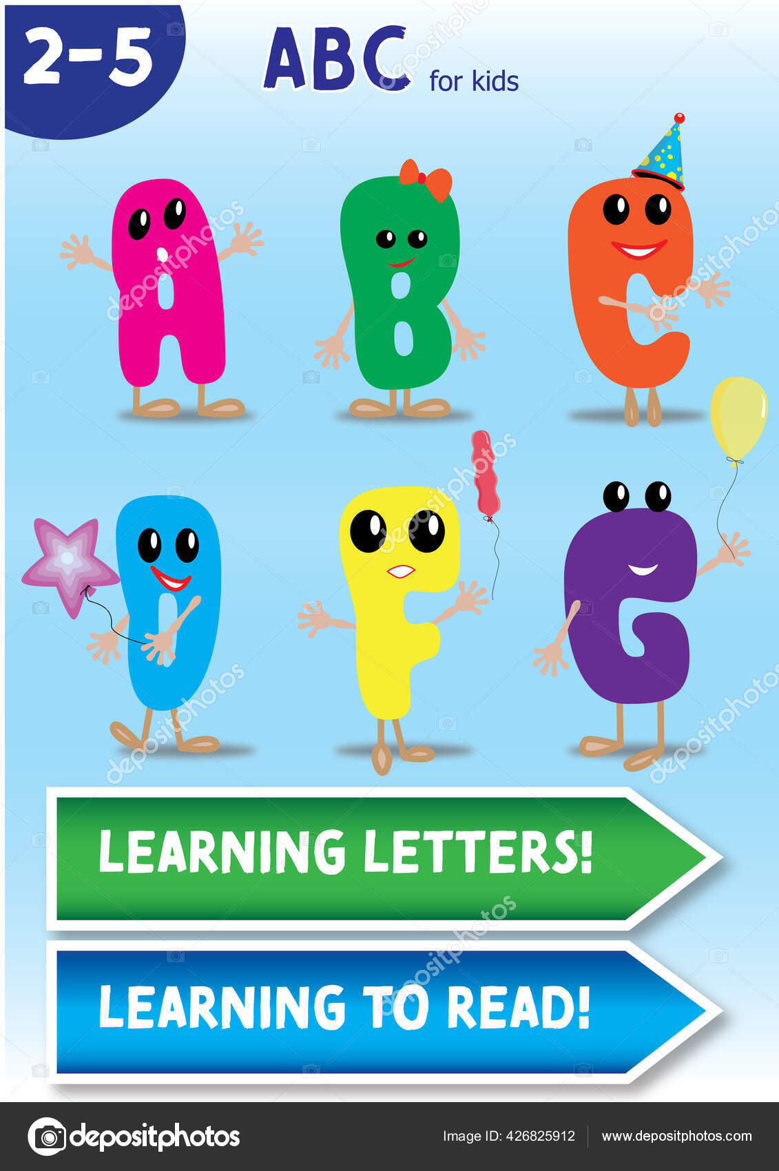 Educational Game Kids Learning Read Alphabet Letters Illustration Stock ...