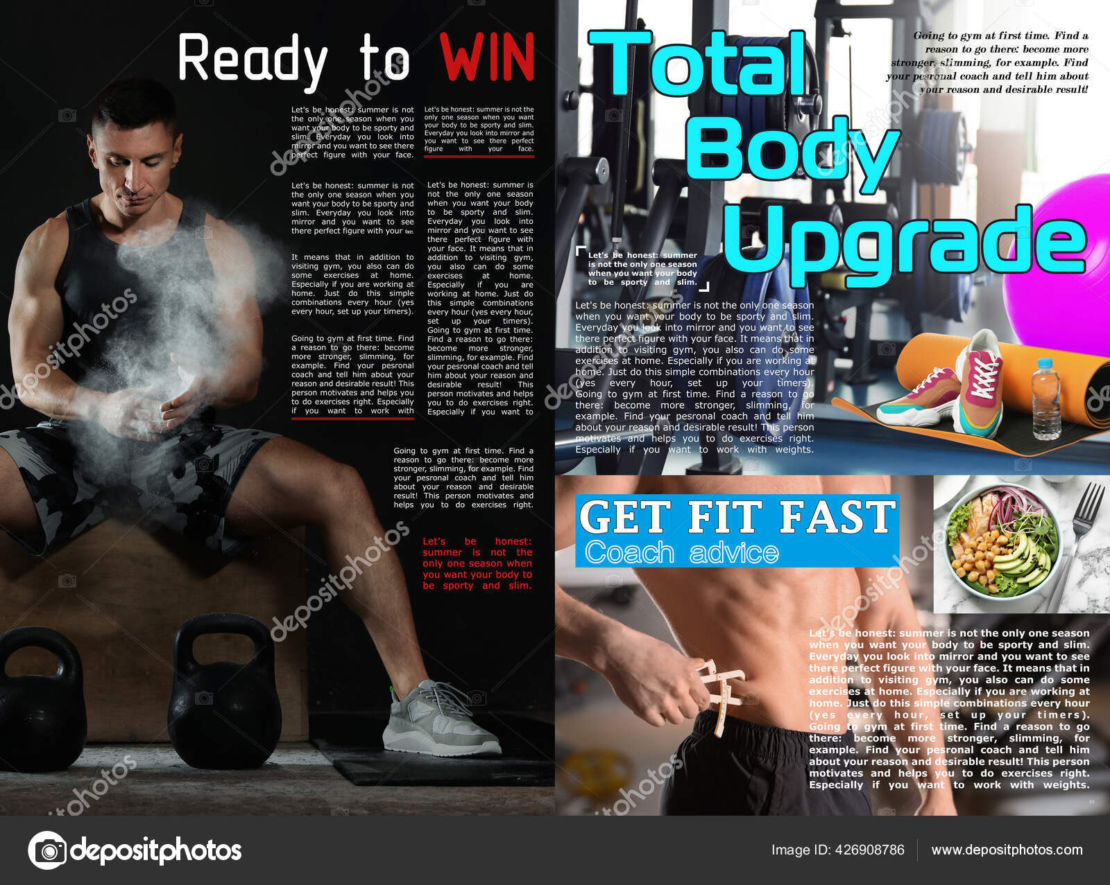 Sports Magazine Spreads
