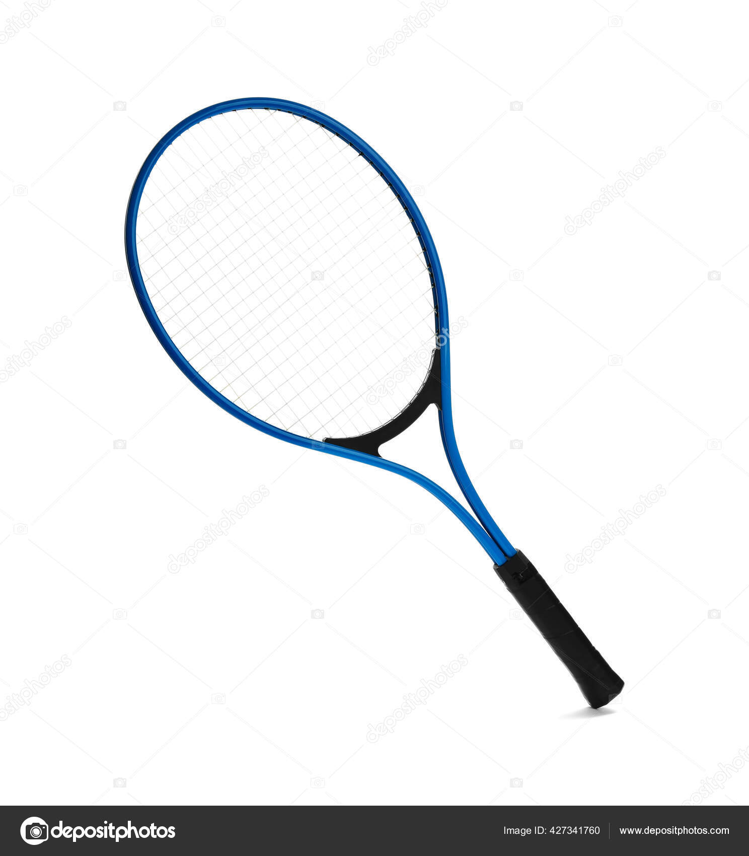 Tennis Racket Isolated White Sports Equipment — Stock Photo © NewAfrica ...
