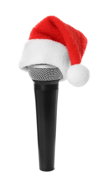 Microphone santa hat Stock Photos, Royalty Free Microphone santa hat ...