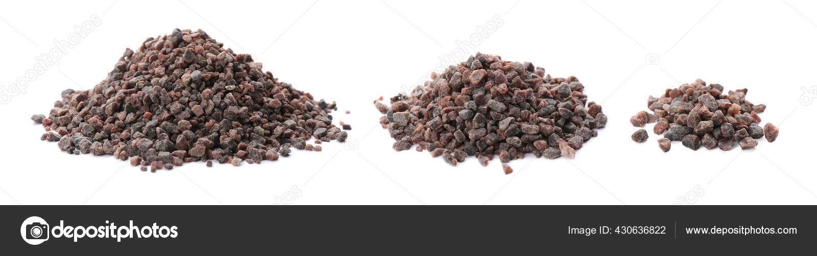 Collage Black Salt White Background Banner Design — Stock Photo ...