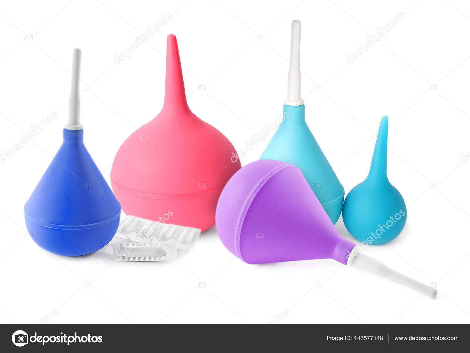 Set Different Enemas White Background Stock Photo by ©NewAfrica 443577148