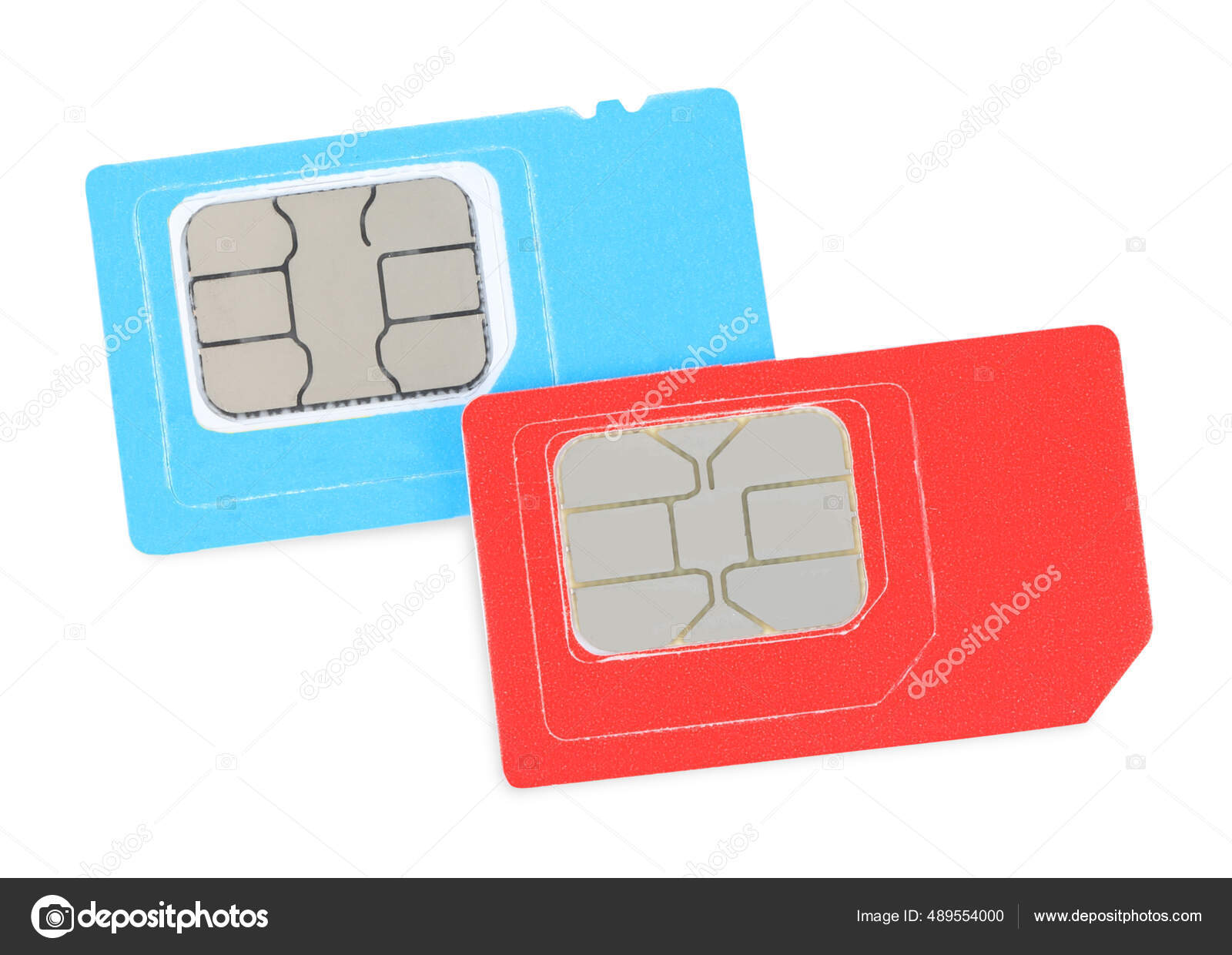 Modern Sim Cards White Background Top View — Stock Photo © NewAfrica ...