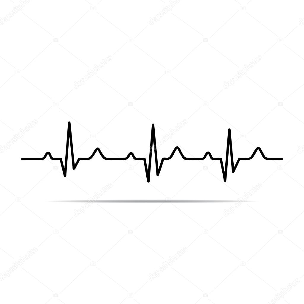 Vector Illustration heart rhythm ekg . — Stock Vector © skiny25 #85827814 Vector Illustration heart rhythm ekg . — Stock Vector © skiny25 #85827814
