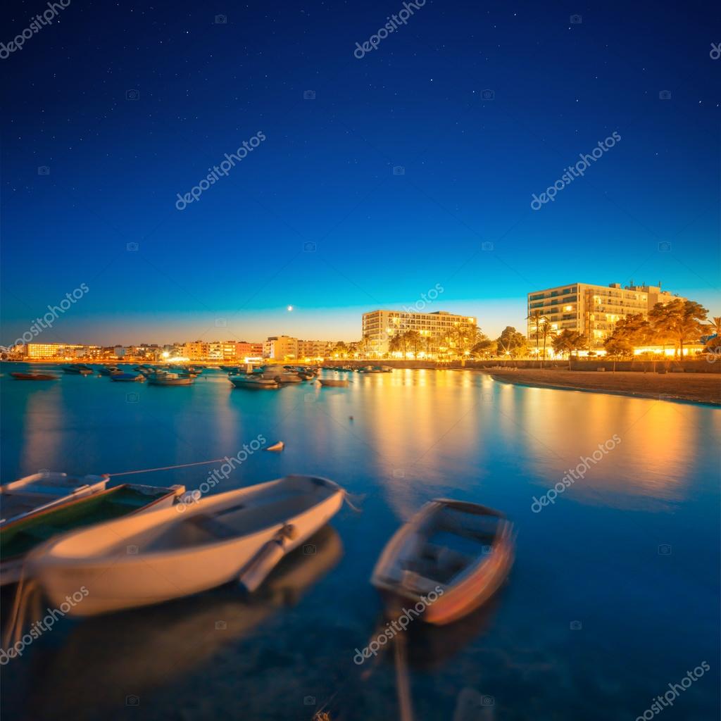 Ibiza island night view — Stock Photo © boule1301 #52648395