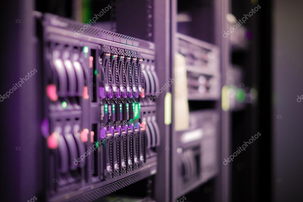 Server in server room — Stock Photo © dlpn #120645480