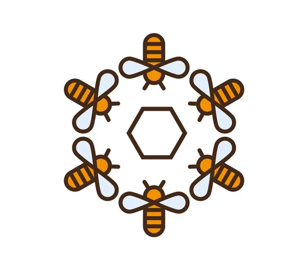 100,000 Bee circle Vector Images | Depositphotos