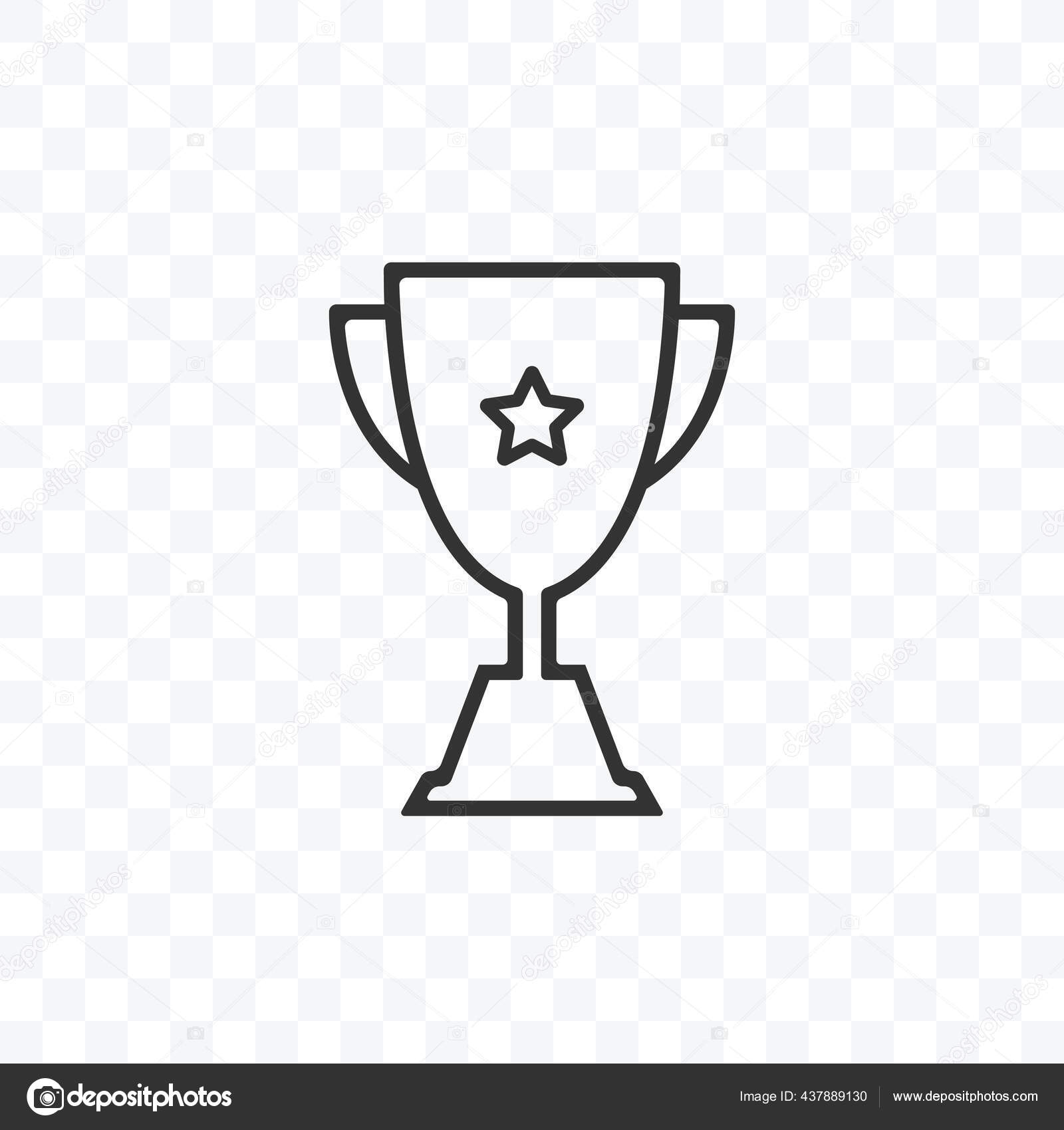 Trophy Champions Cup Icon Vector Illustration Isolated Sign Symbol ...