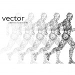 Vector illustration of running man. Stock Vector Image by ©julvil11 ...