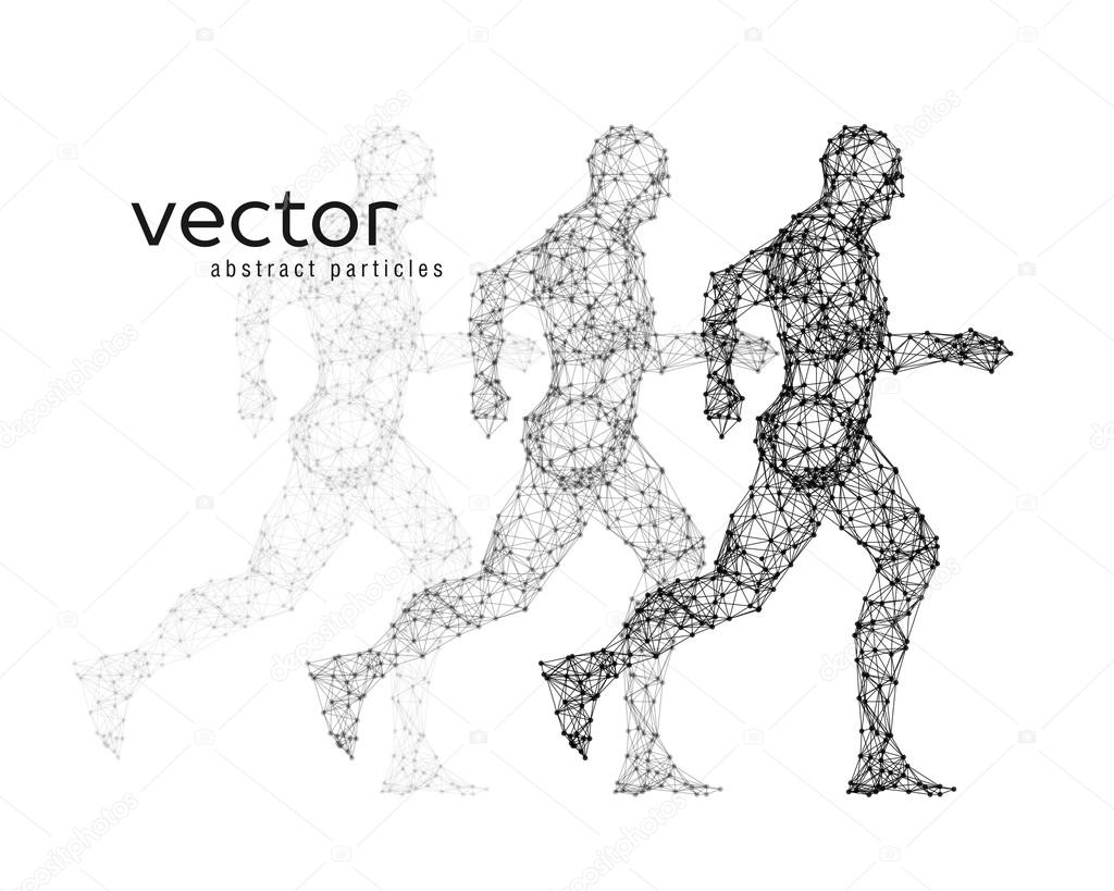 Vector illustration of running man. Stock Vector Image by ©julvil11 ...