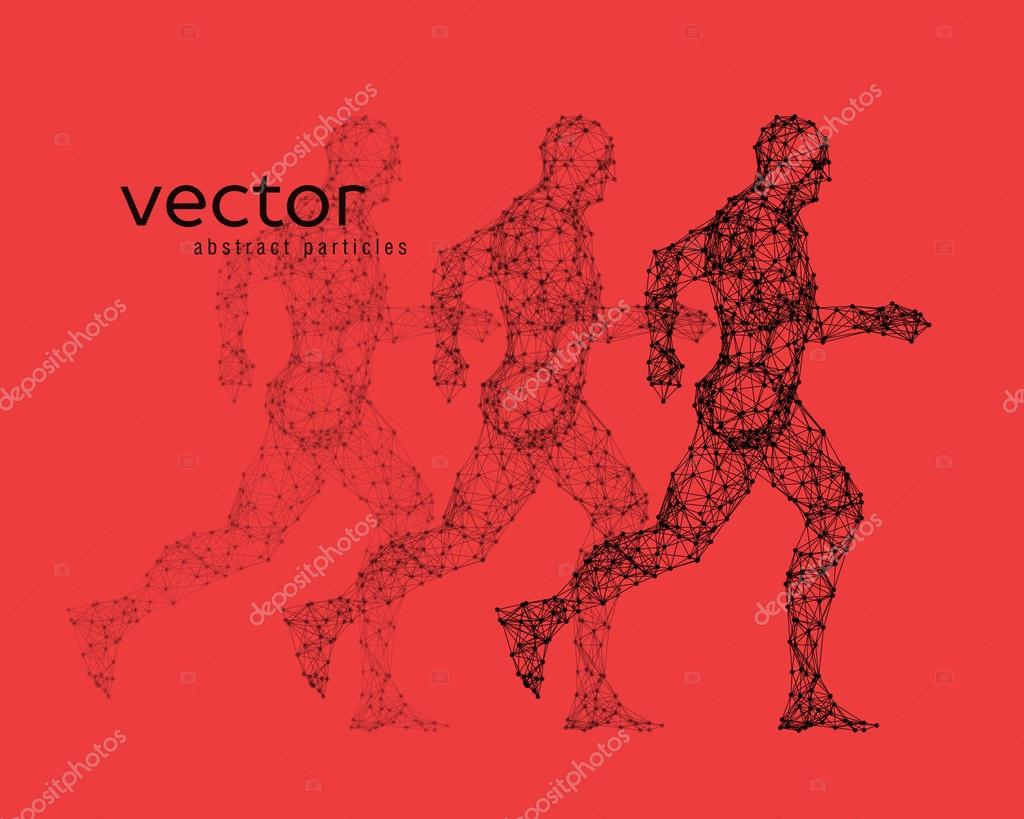 Vector illustration of running man. Stock Vector Image by ©julvil11 ...