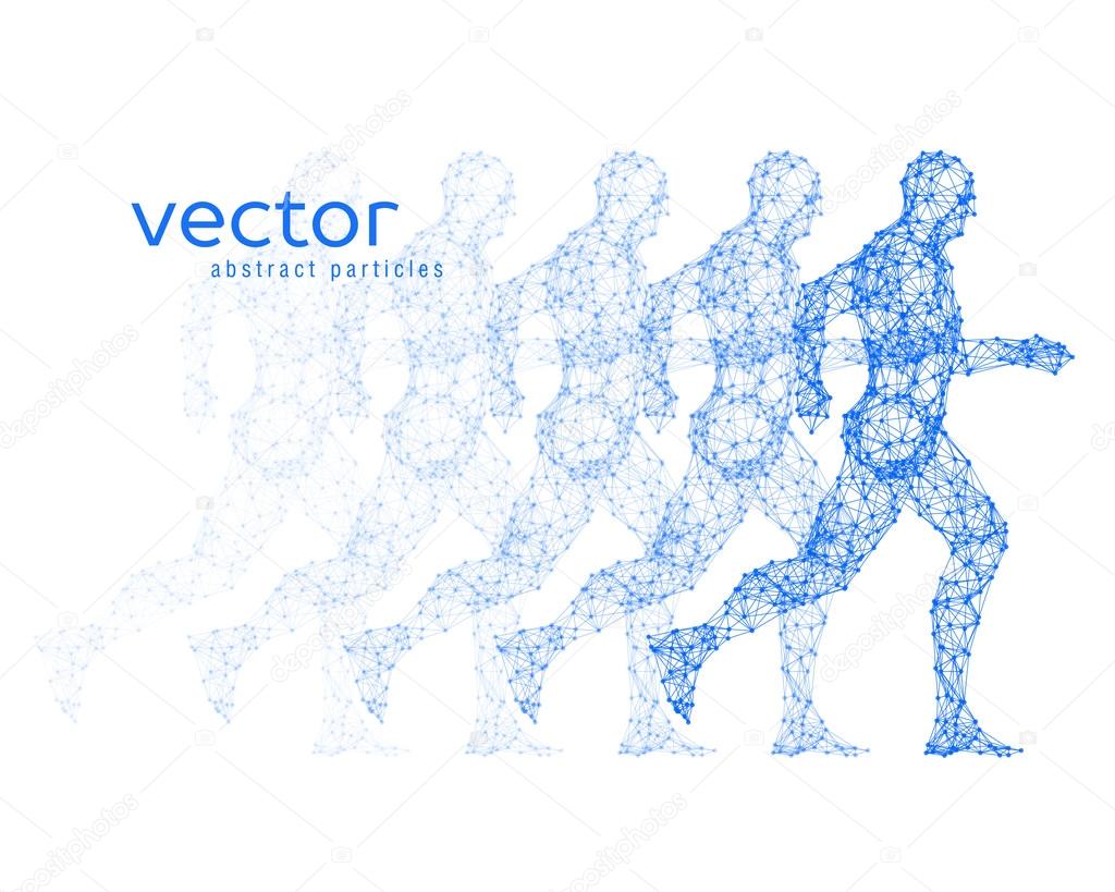 Vector illustration of running man. Stock Vector Image by ©julvil11 ...
