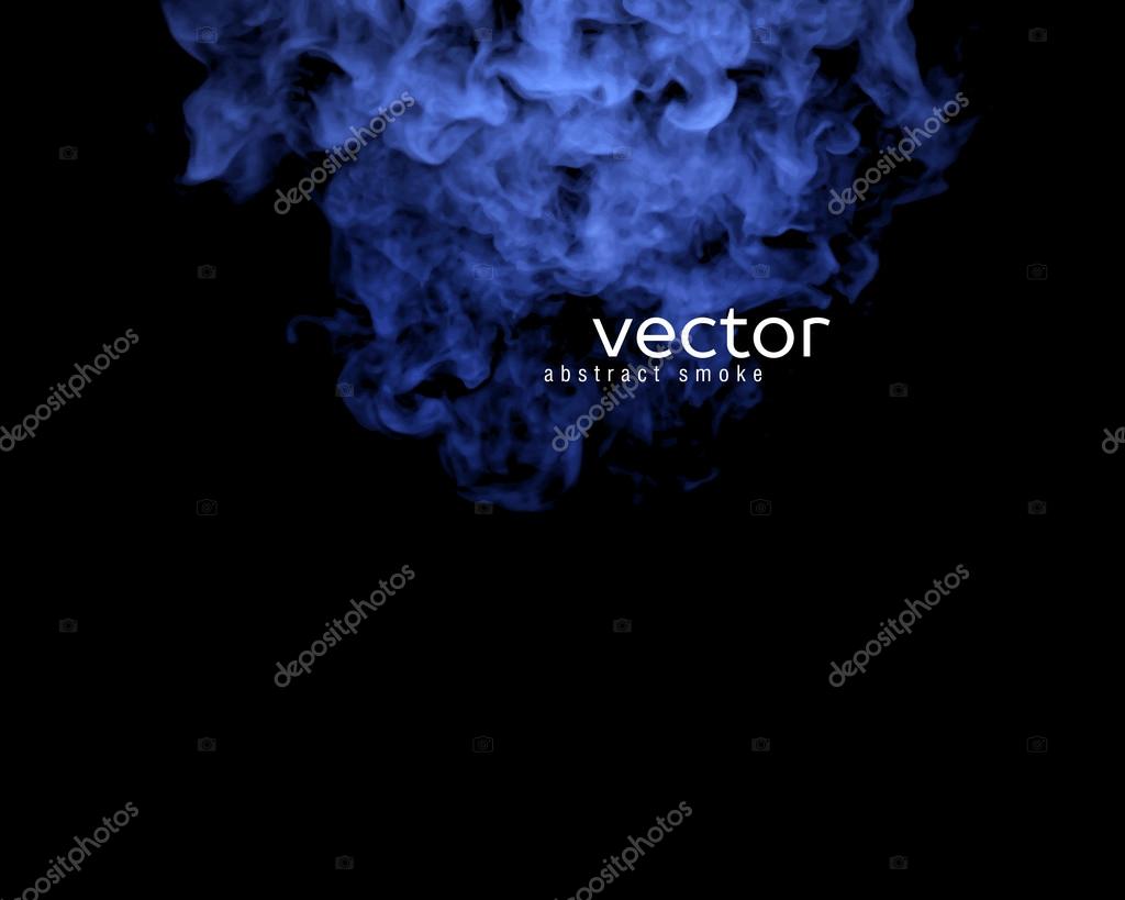 Illustration vectorielle de fumée bleue Vecteur par ©julvil11 124442904