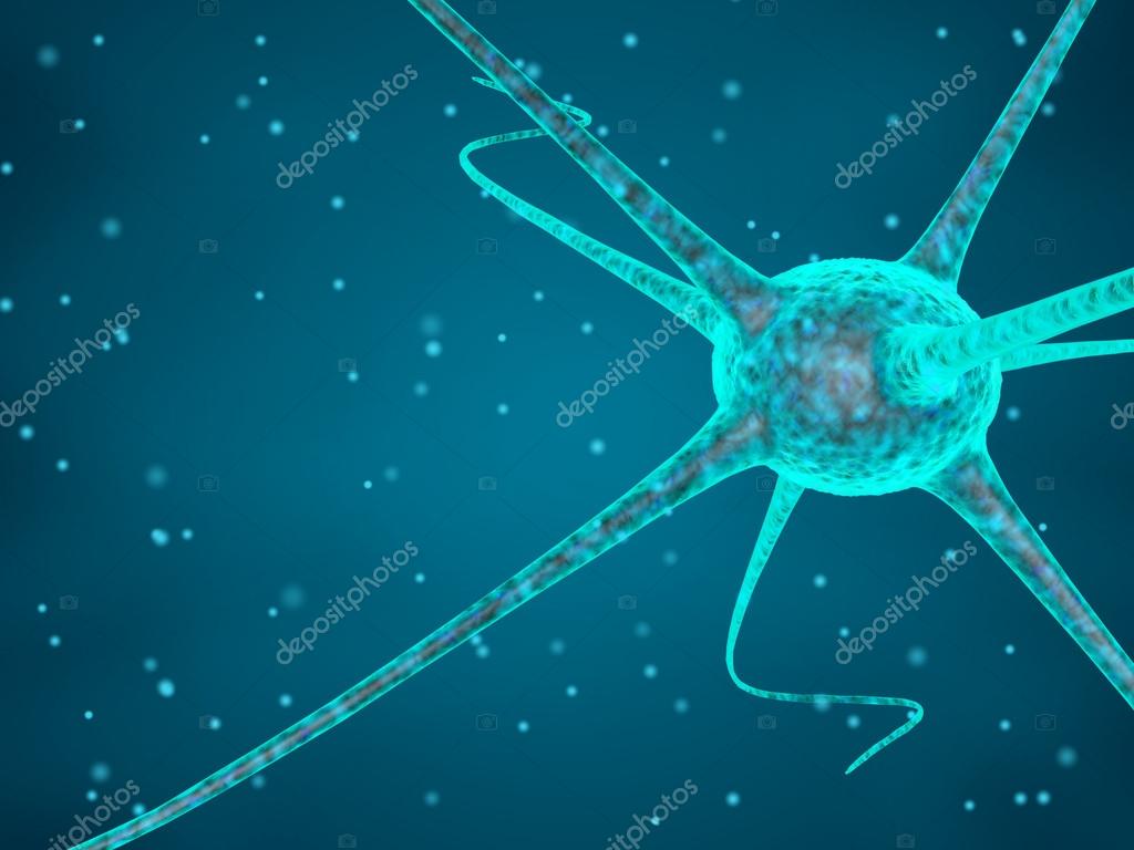 Abstract blue nerve cell — Stock Photo © julvil11 #58962165
