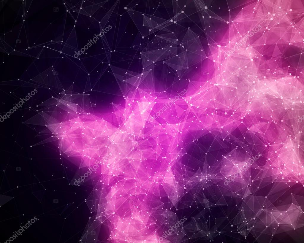 Pink nebula in galaxy — Stock Photo © julvil11 #68584321