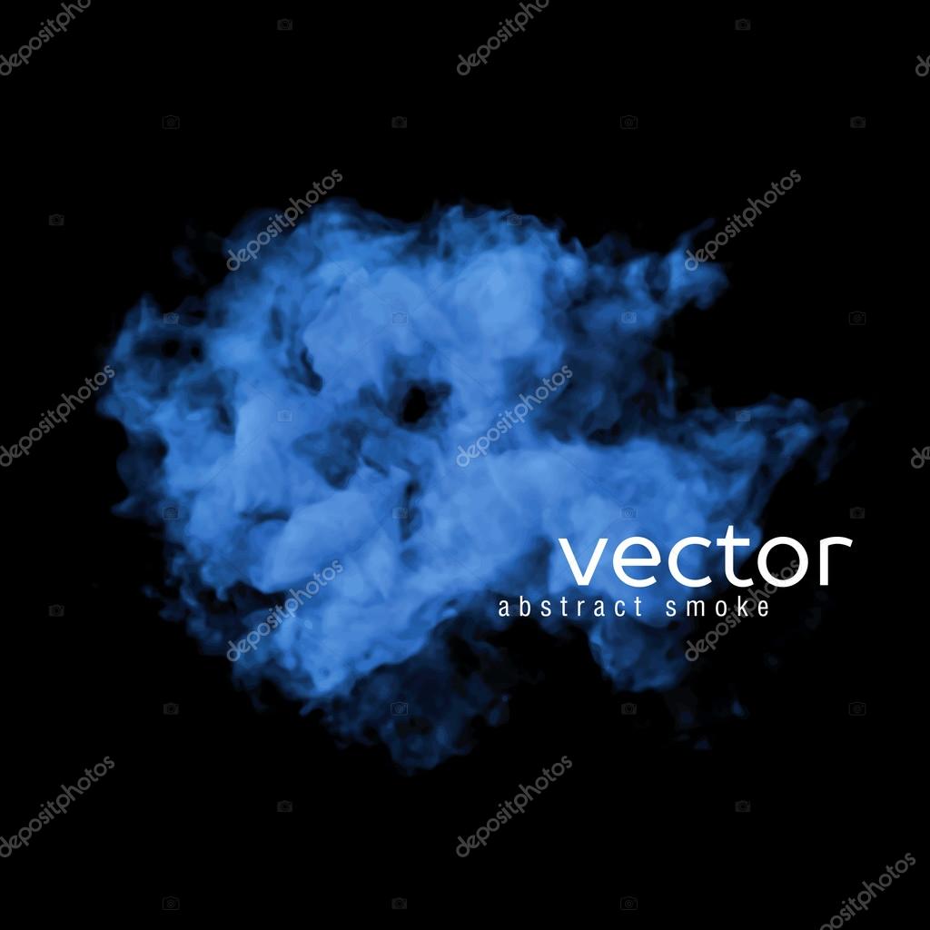 Vector illustration of blue smoke Stock Vector Image by ©julvil11 #80607114