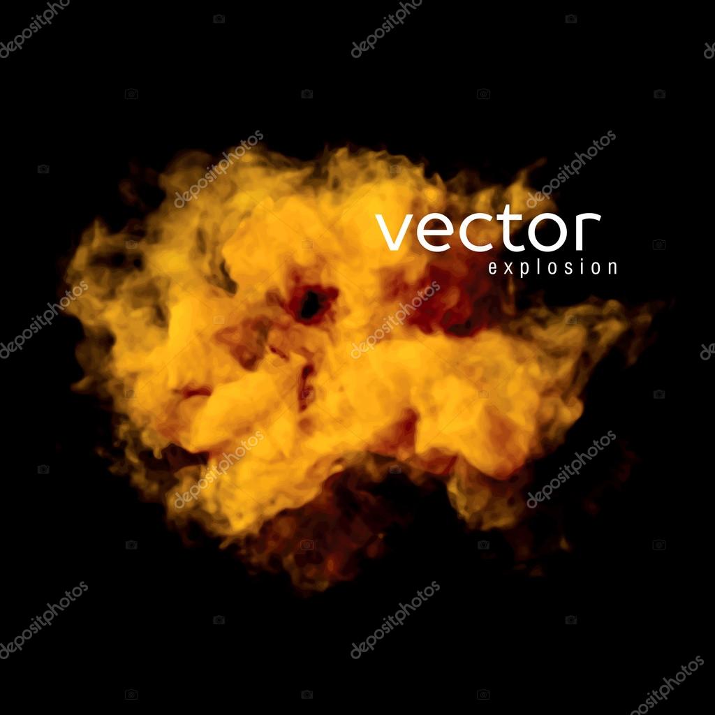 Vector illustration of fire explosion Stock Vector by ©julvil11 80607646