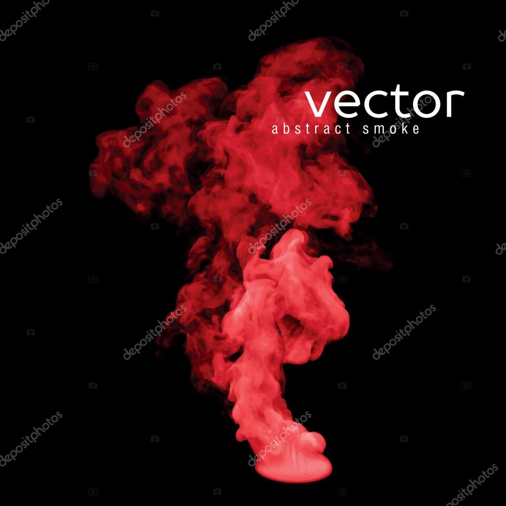 Vector illustration of red smoke Stock Vector Image by ©julvil11 #84819812