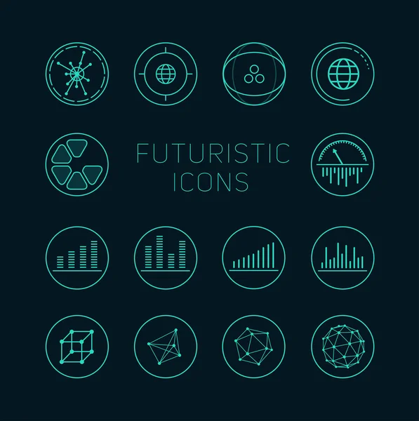 Futuristic icons Vector Art Stock Images | Depositphotos