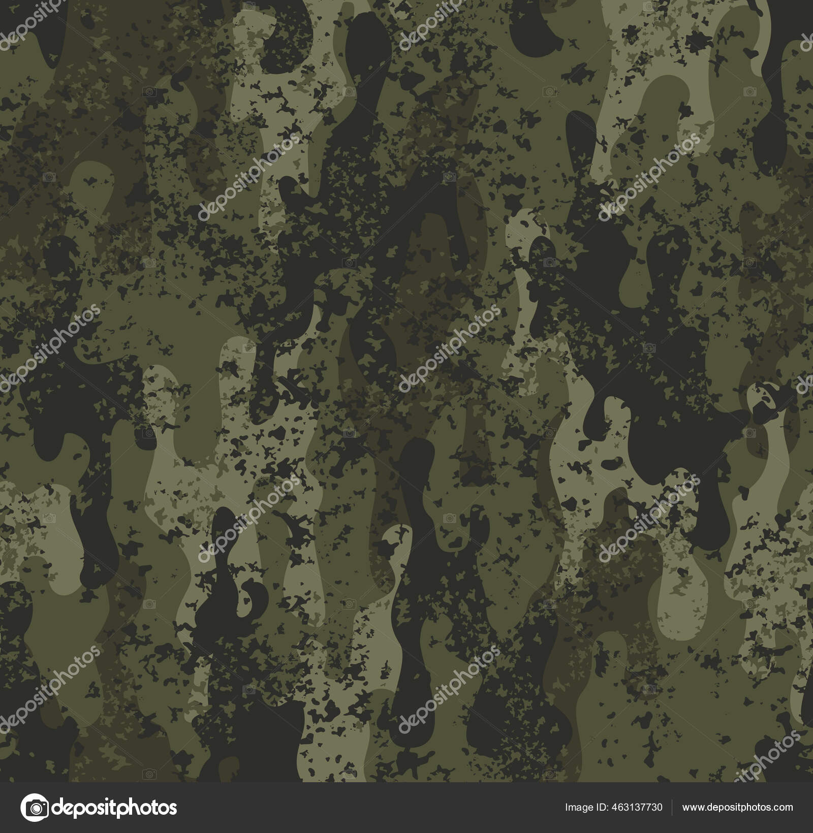 Camouflage Seamless Pattern Spots Military Texture Modern Army ...