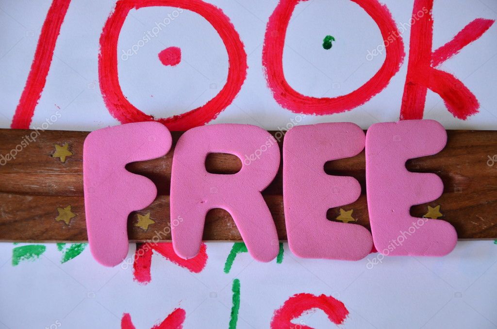 Word free on abstract — Stock Photo © czany #114740600