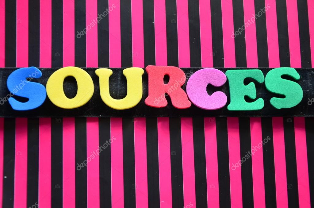 Sources — Stock Photo © czany #80648568