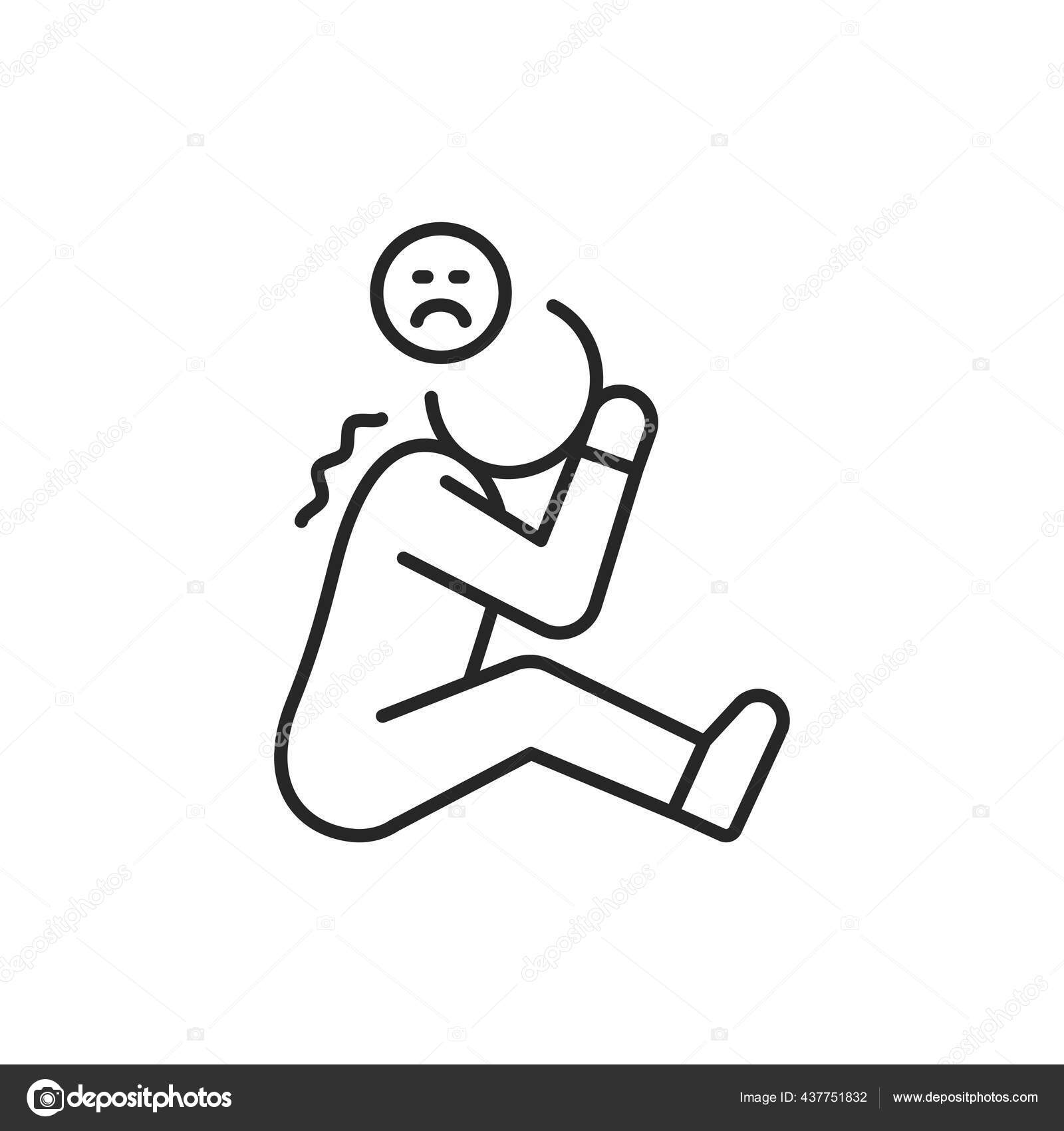 Depression line color icon. Sign for web page, mobile app Stock Vector ...